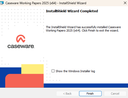 Installation of Caseware Working Papers